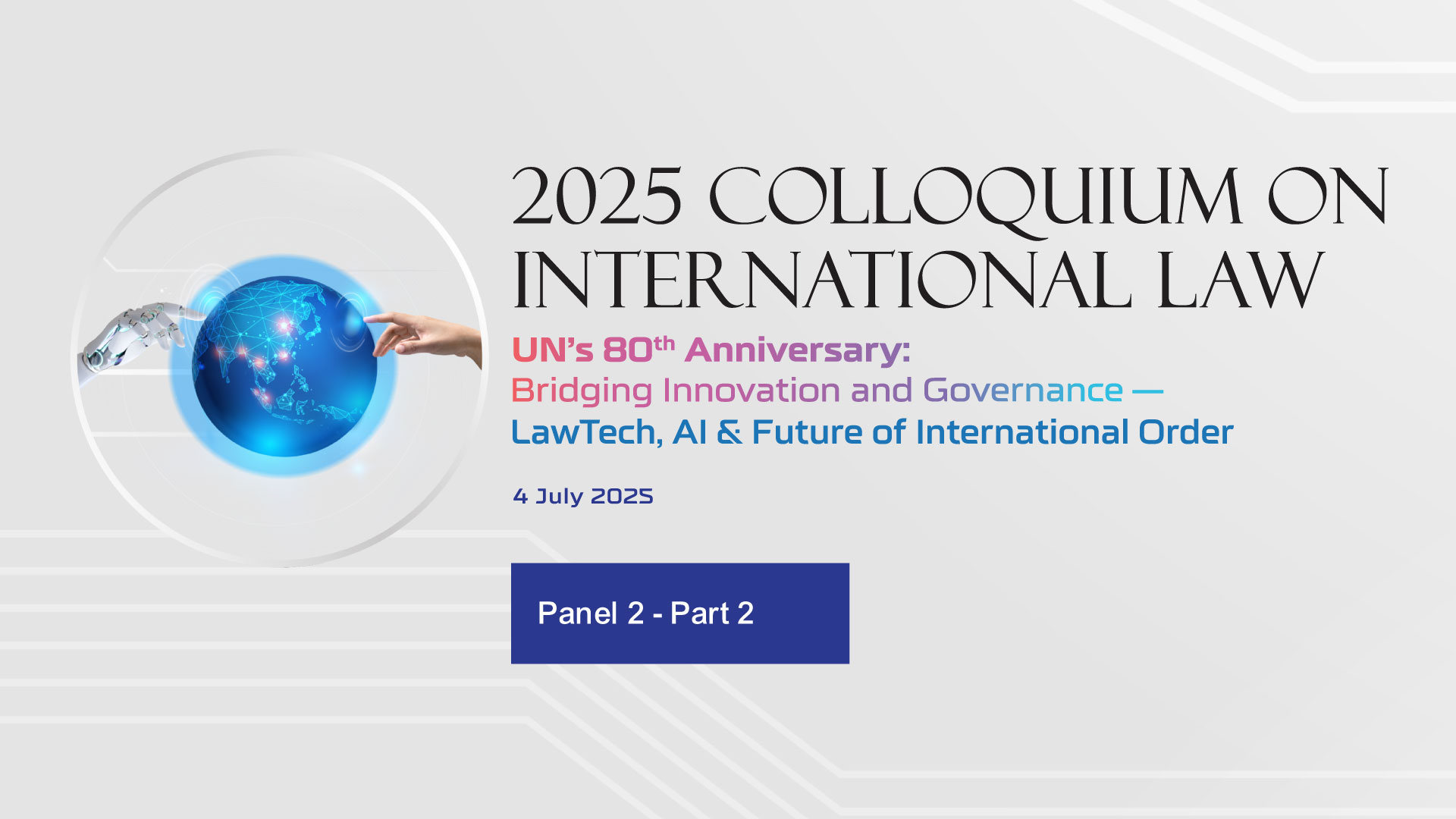 Preview Videos of 2025 Colloquium – AAIL